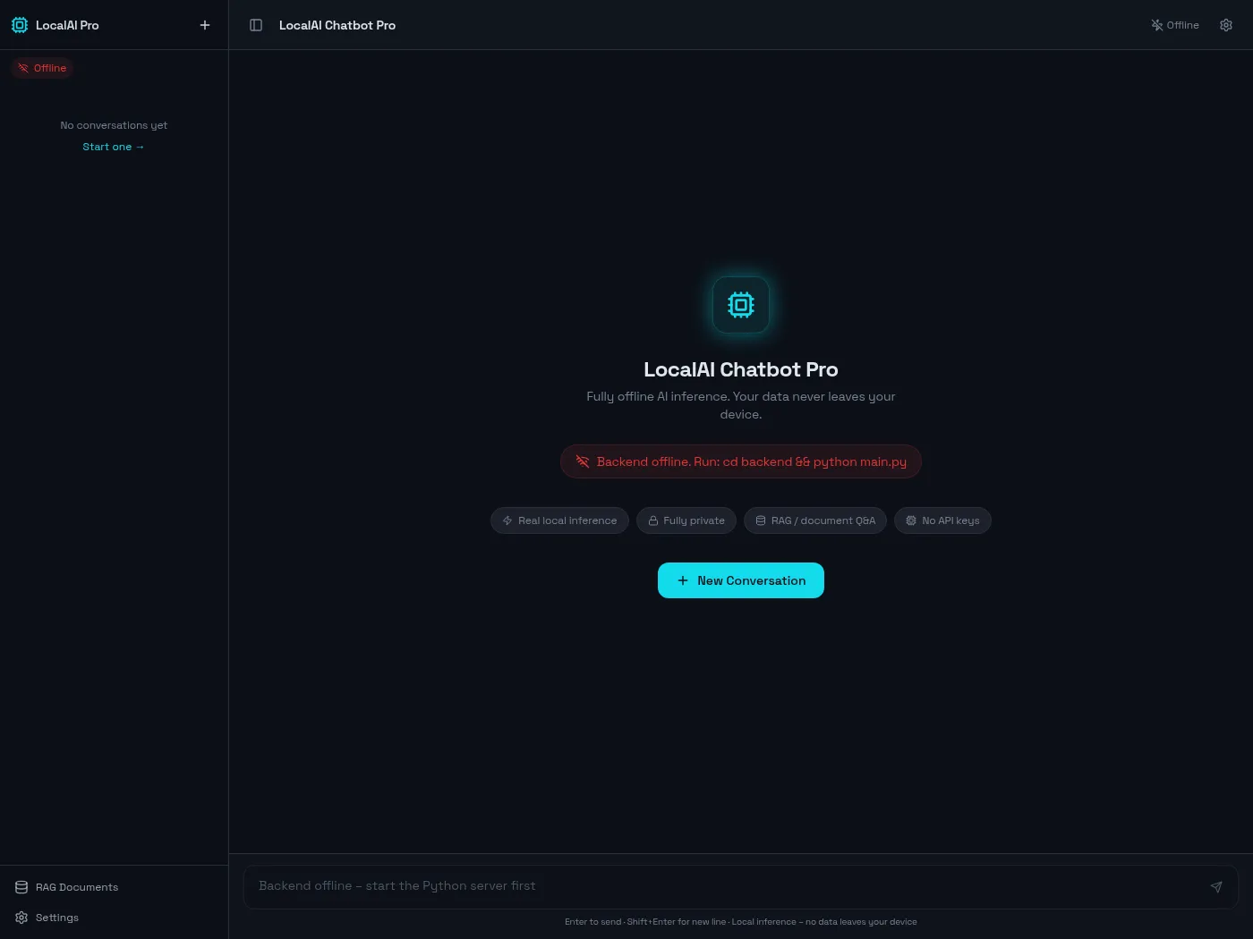 LocalAI Chatbot Pro
