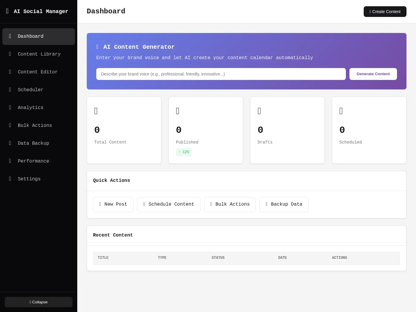 Local AI SocialManager