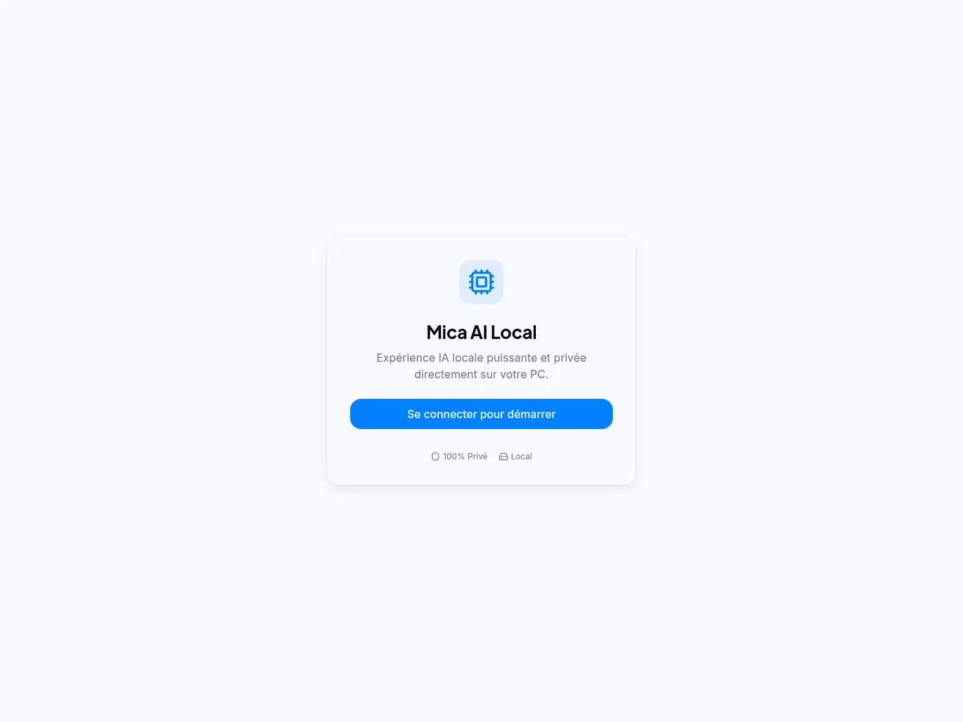 Local AI Desktop App