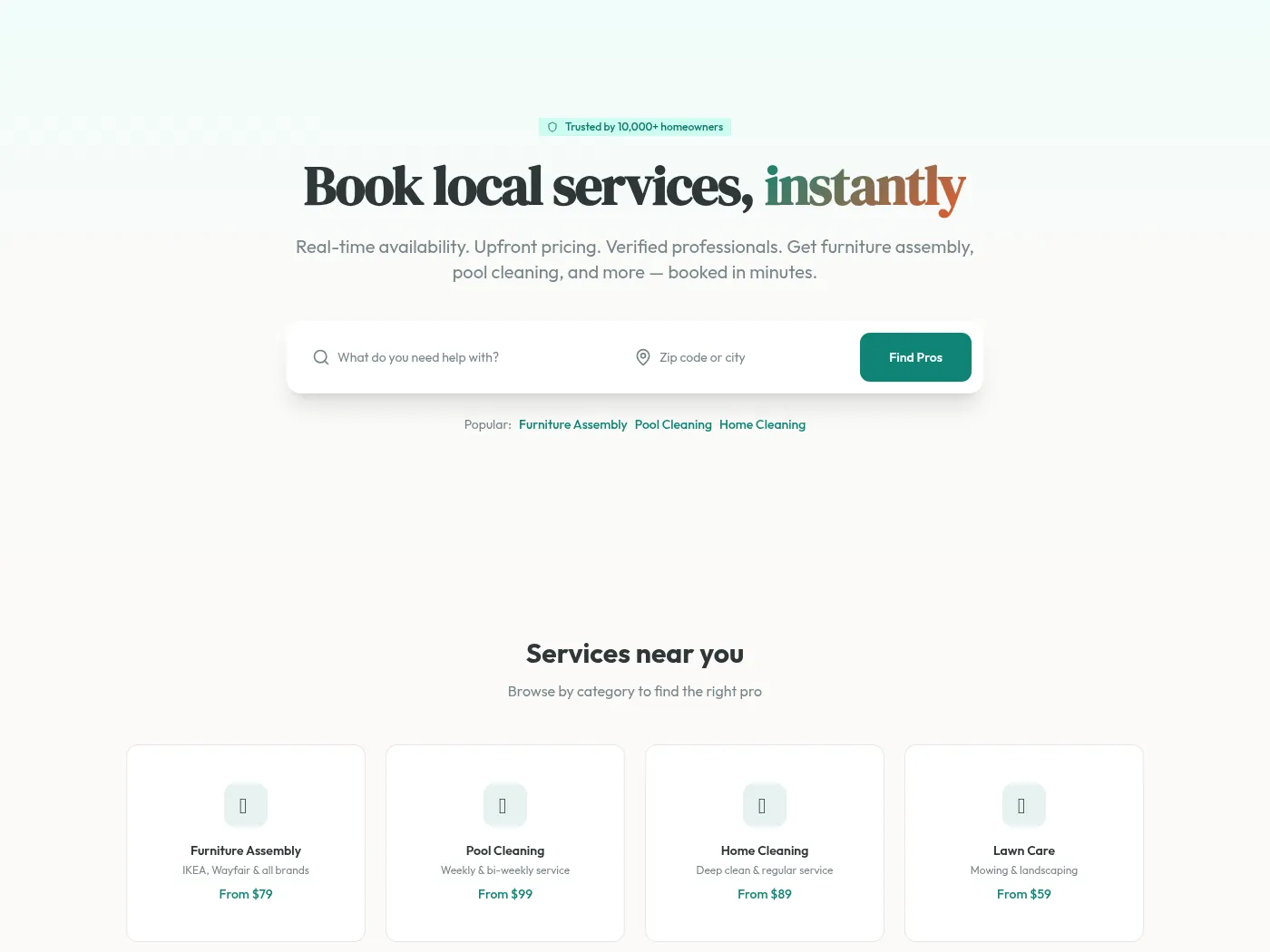 BookNow Local Service