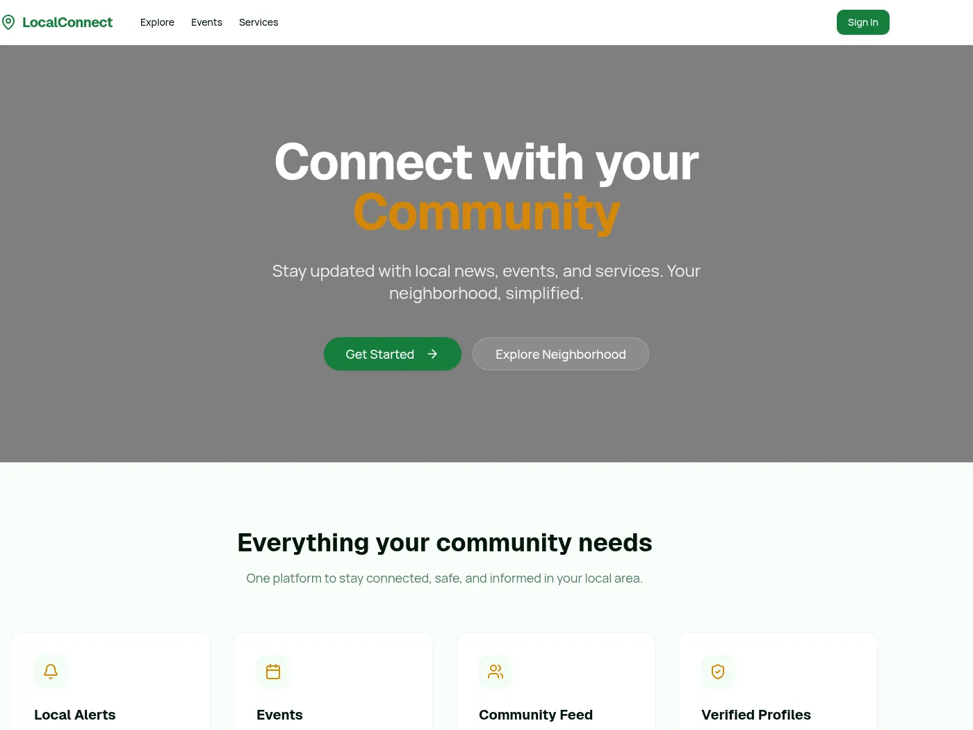 Local Connect App