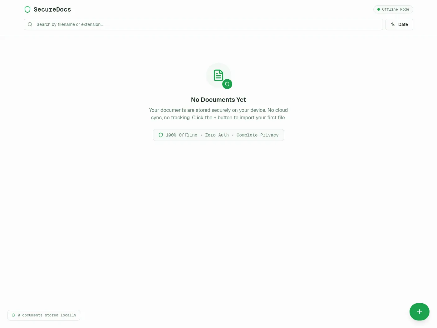 SecureDocs Local Manager