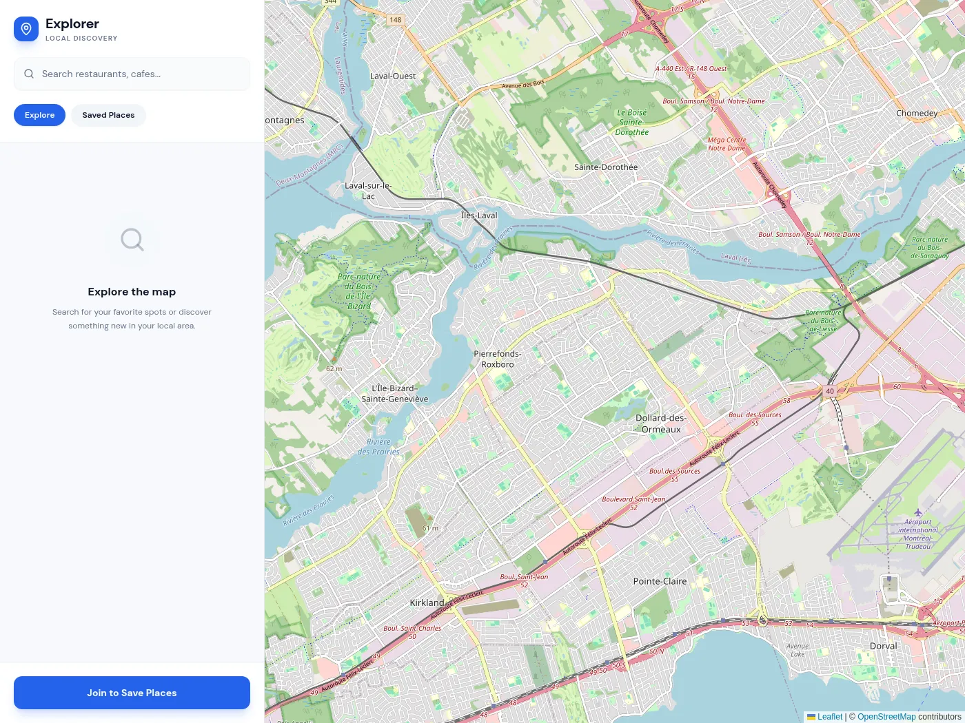 Local Explorer Map