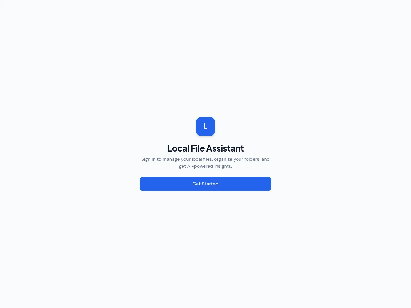 Local File Assistant