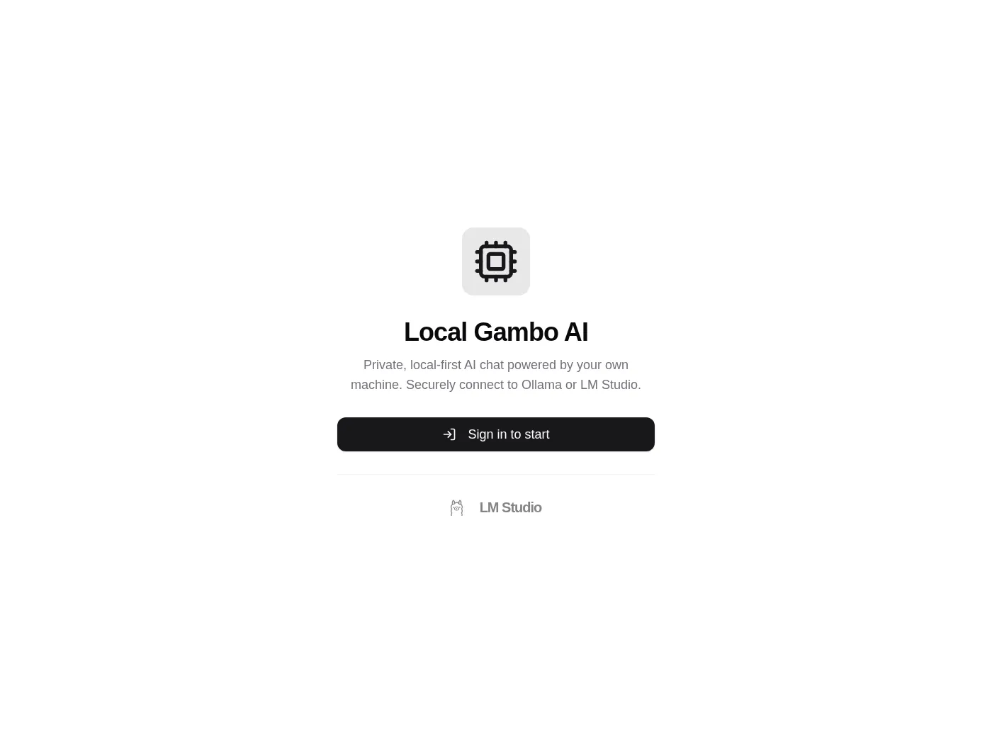 Local Gambo AI