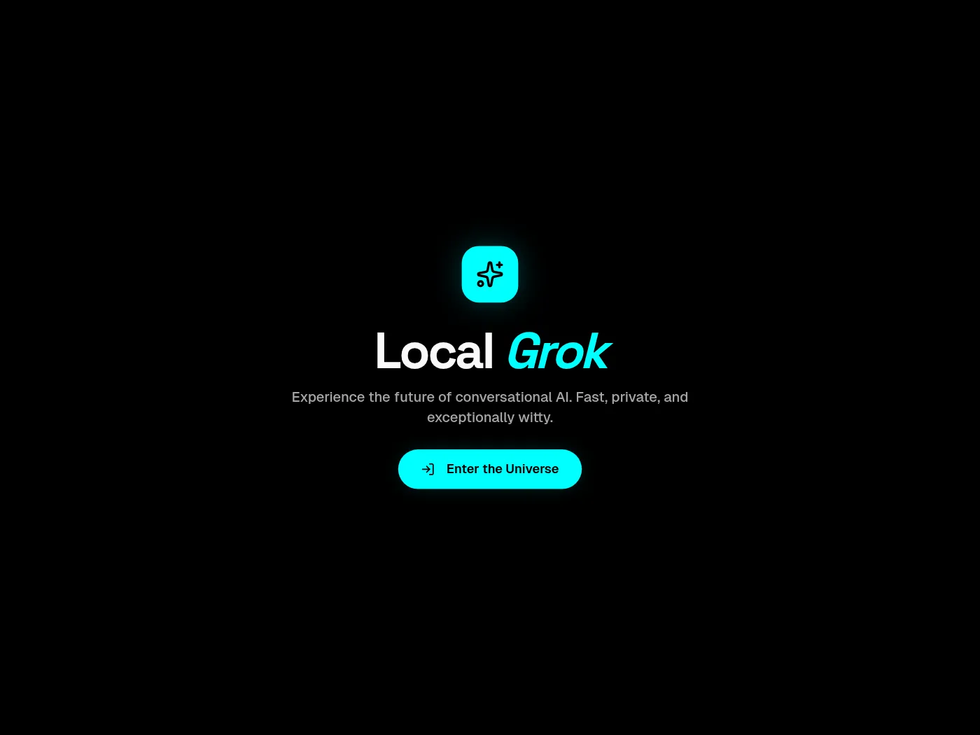 Local Grok AI