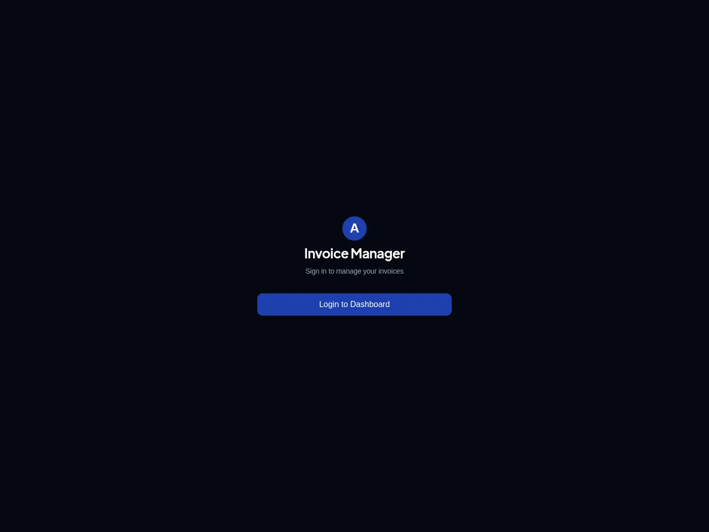 Local Invoice Manager