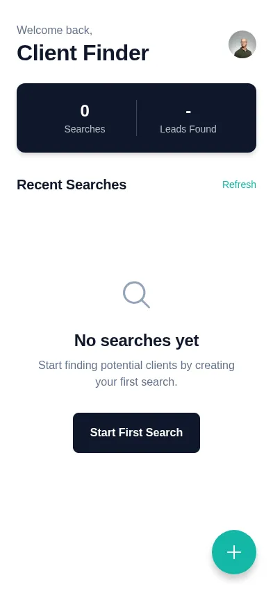 Nearby Client Finder
