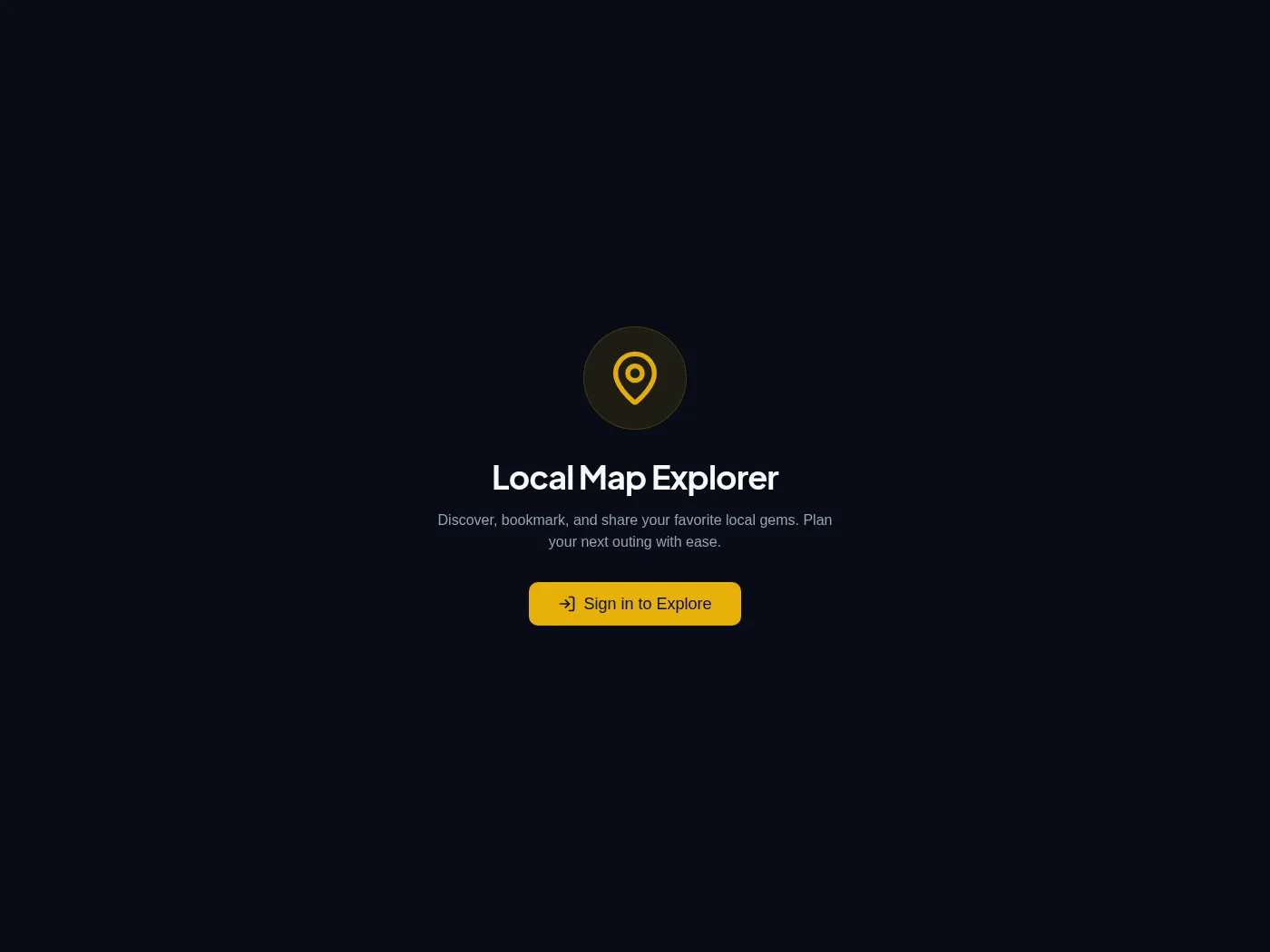 Local Map Explorer