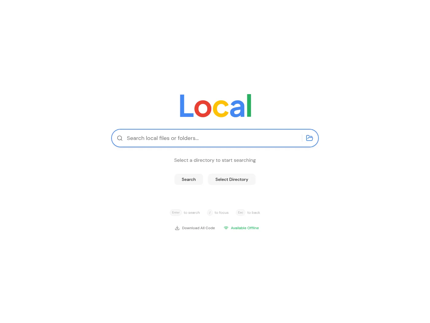 Local Directory Searcher