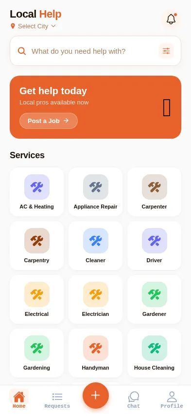 Local Help On-Demand