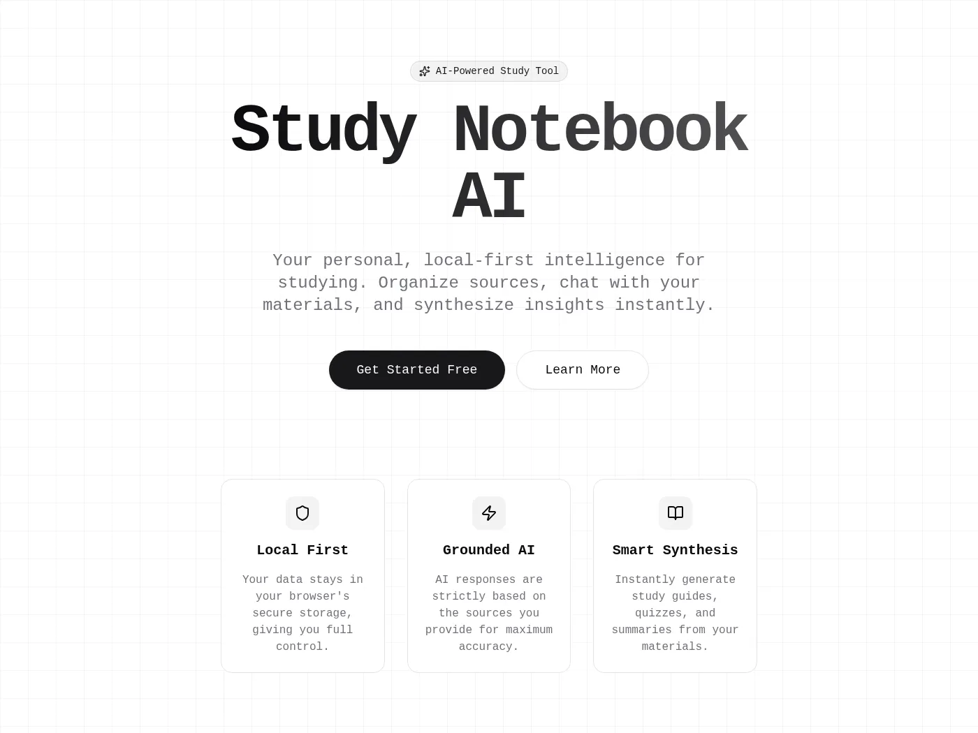 Study Notebook AI