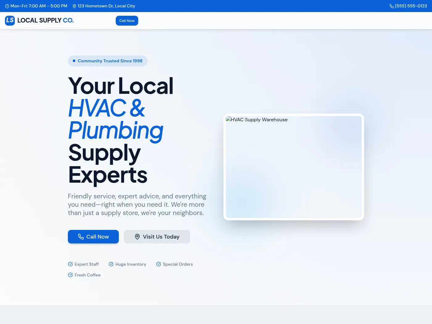 Local Supply Co. Website