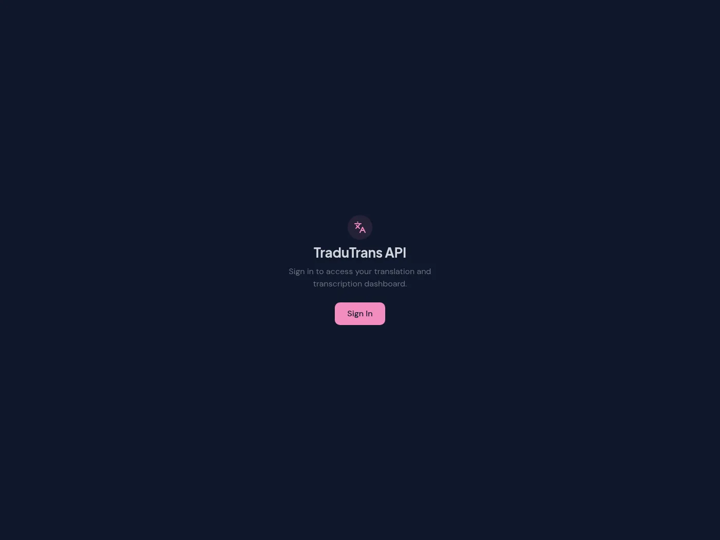 TraduTrans API