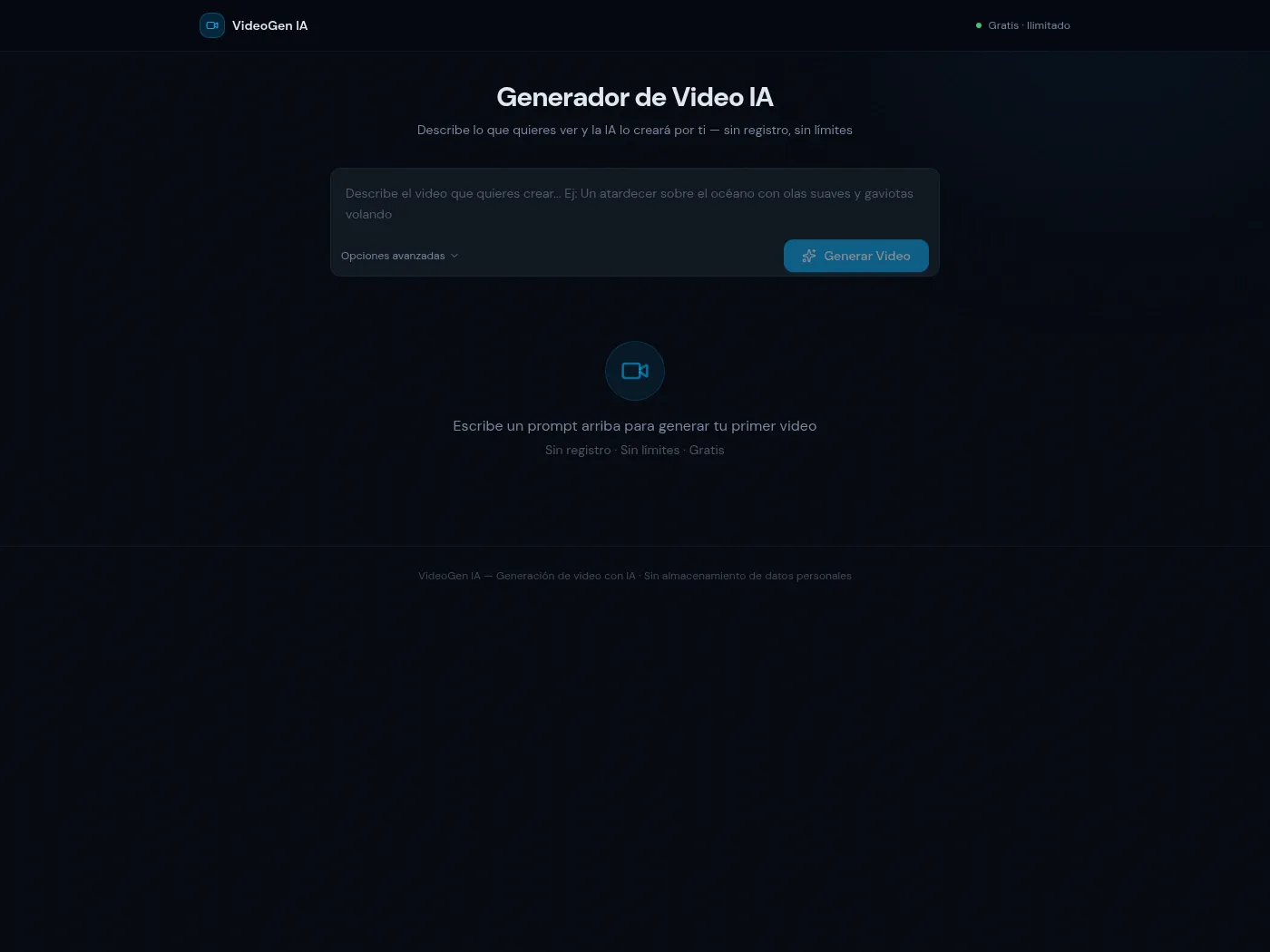 Private Video Generator