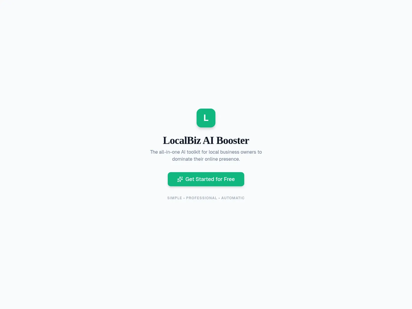 LocalBiz AI Booster