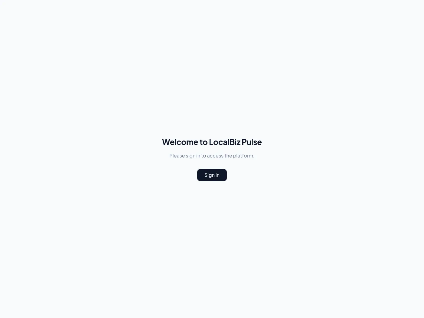 LocalBiz Pulse