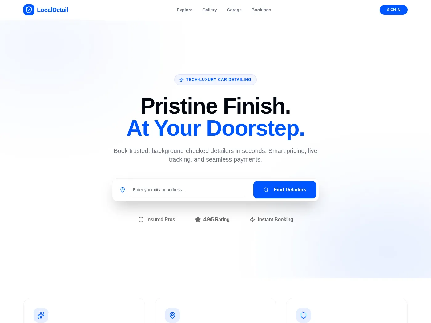 LocalDetail Marketplace