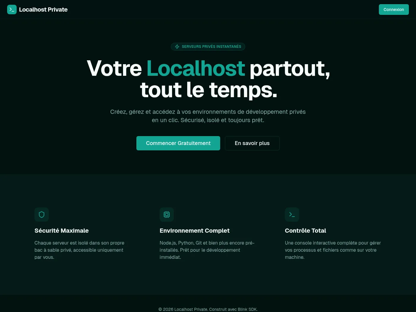 Localhost Private Server