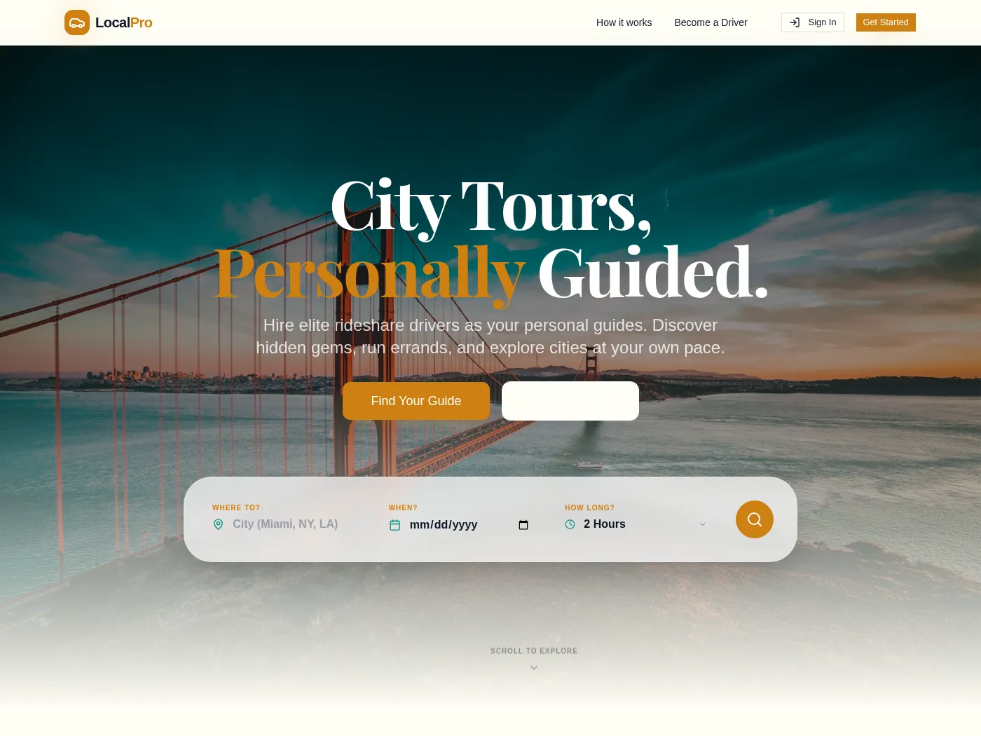 LocalPro Travel Guide MVP