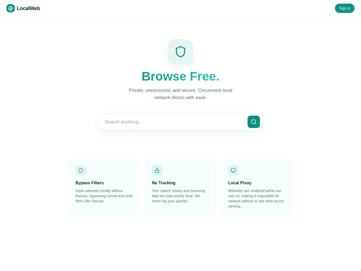 LocalWeb Search Engine