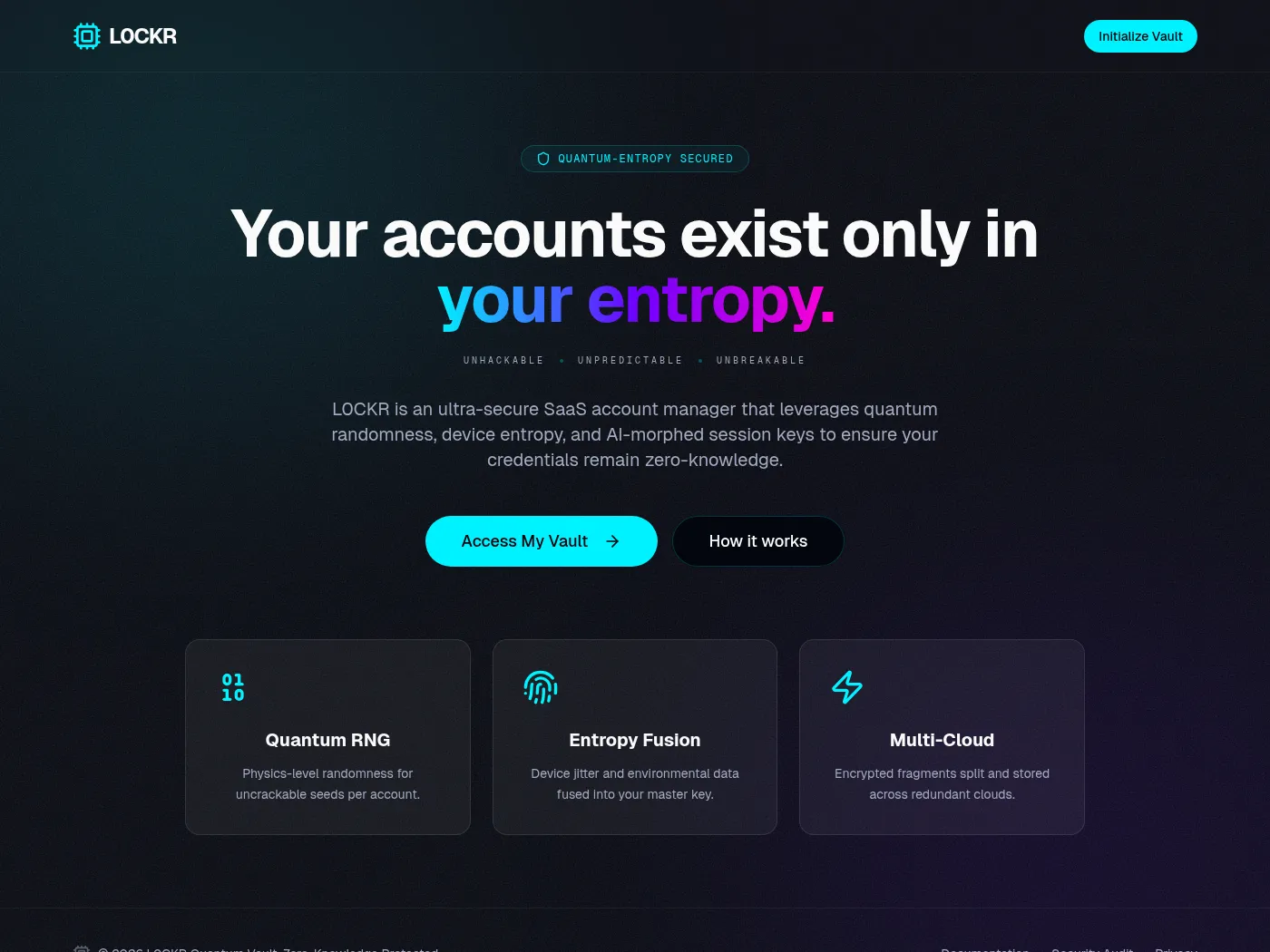 L0CKR Quantum Vault