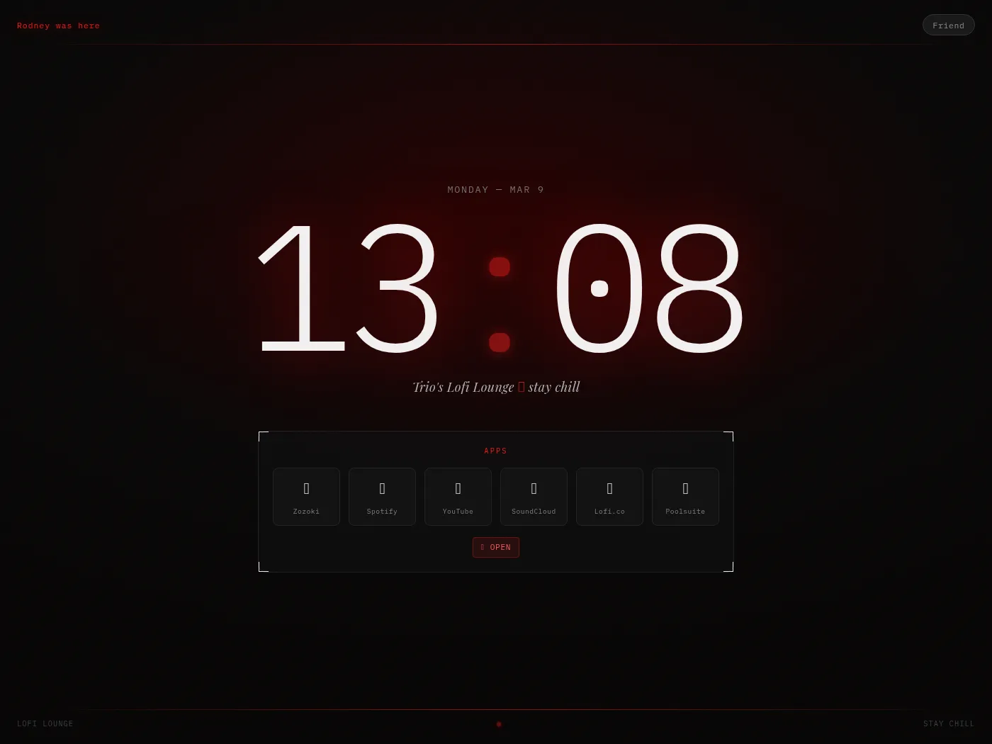 Red Lofi Lounge Clone