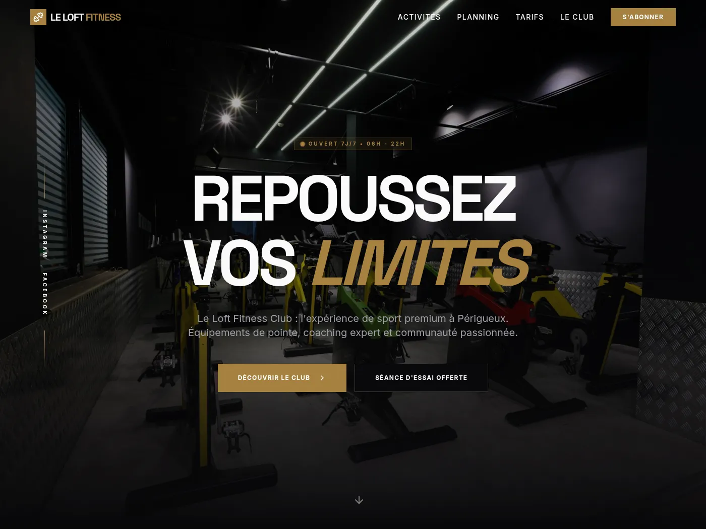 Le Loft Fitness Club Site