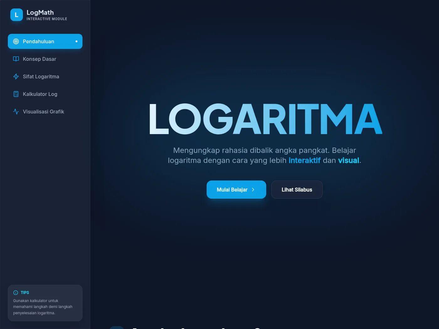 Interactive Math Module