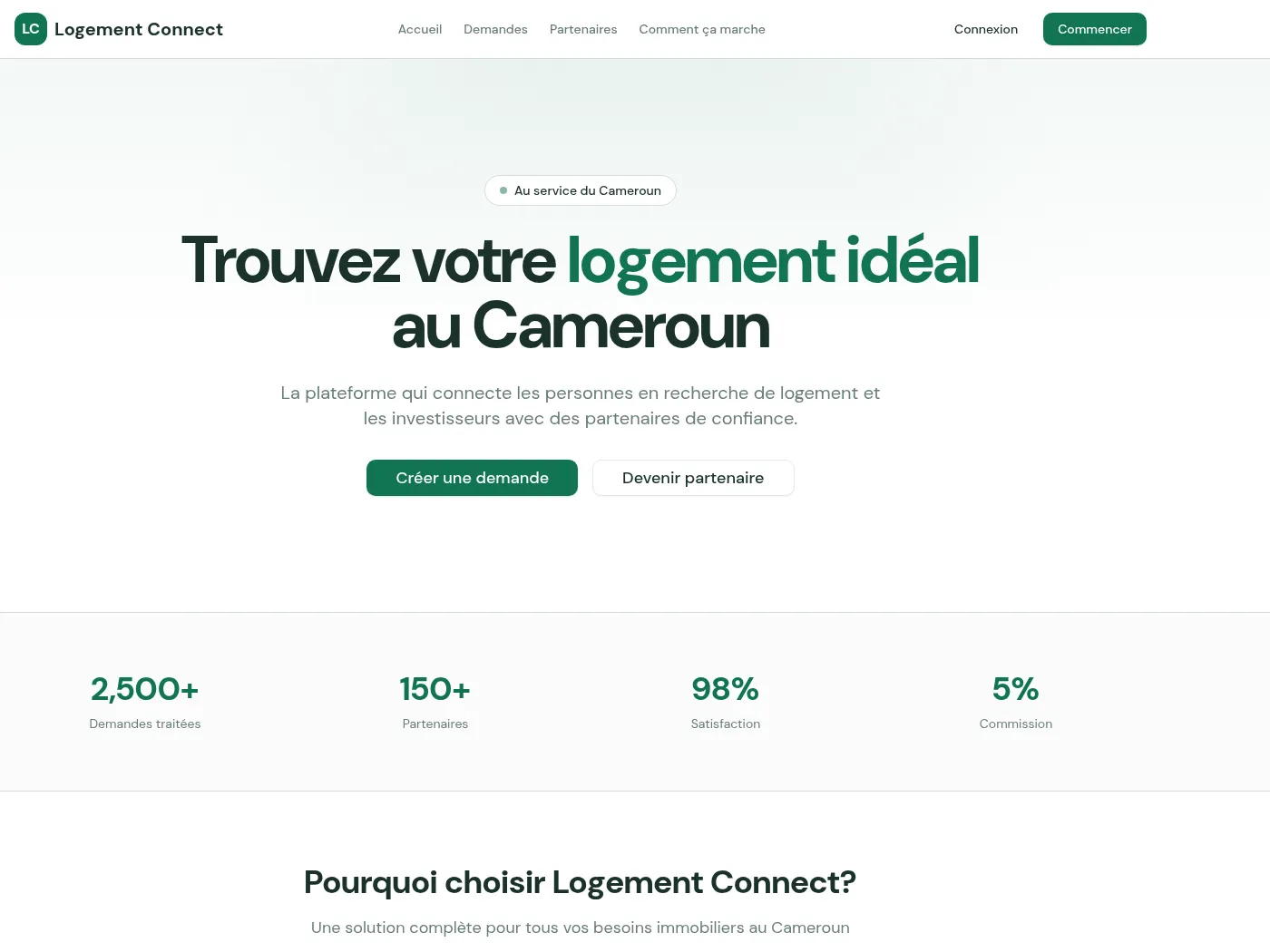 Logement Connect Cameroun
