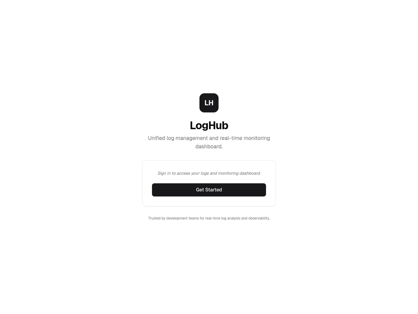 LogHub Clone