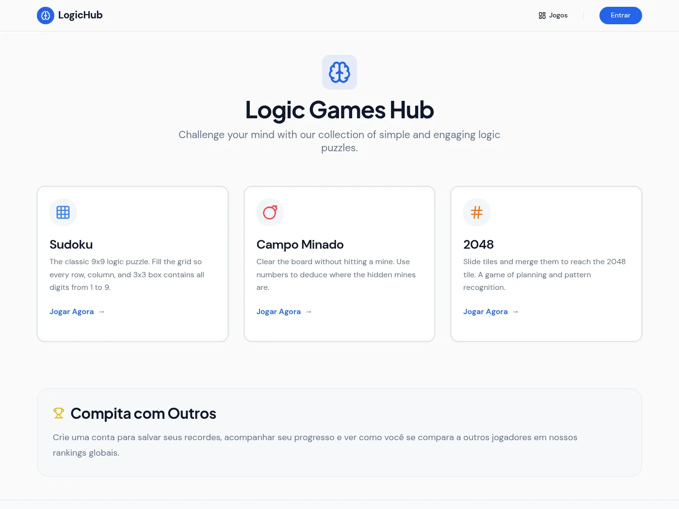 Logic Games Hub