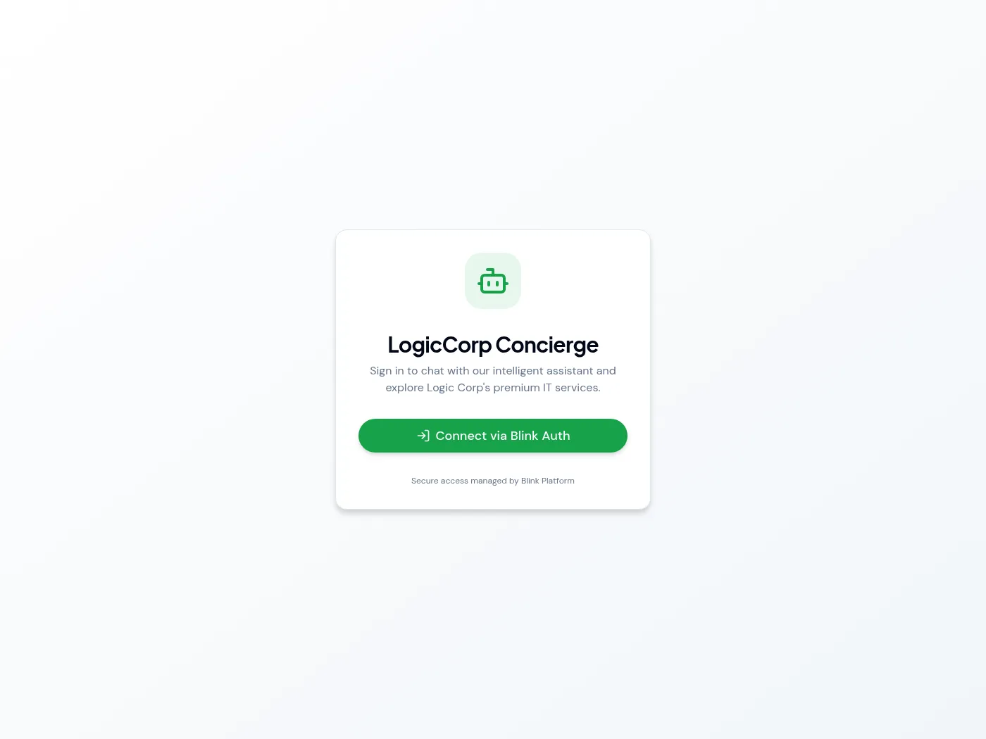 LogicCorp Chatbot Concierge