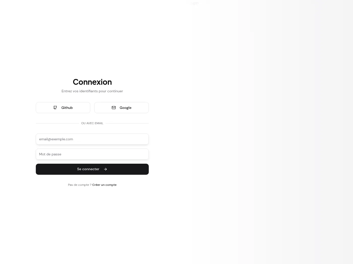 Connexion Page Creator