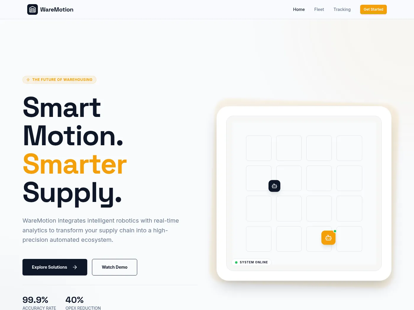 Logistics Motion Site