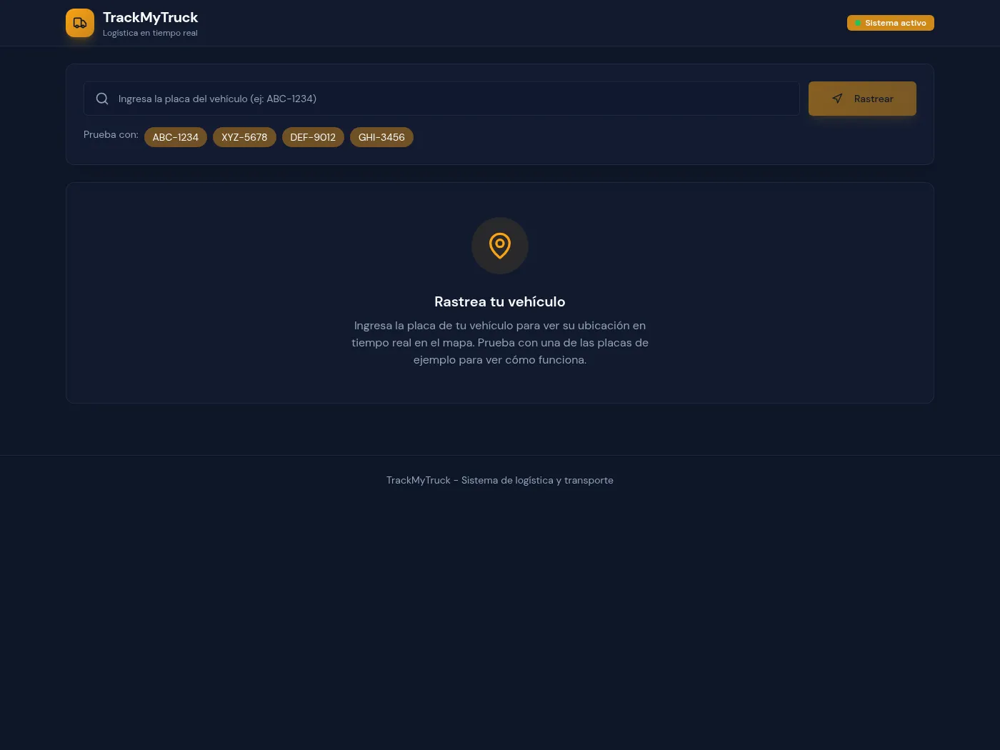 TrackMyTruck Web