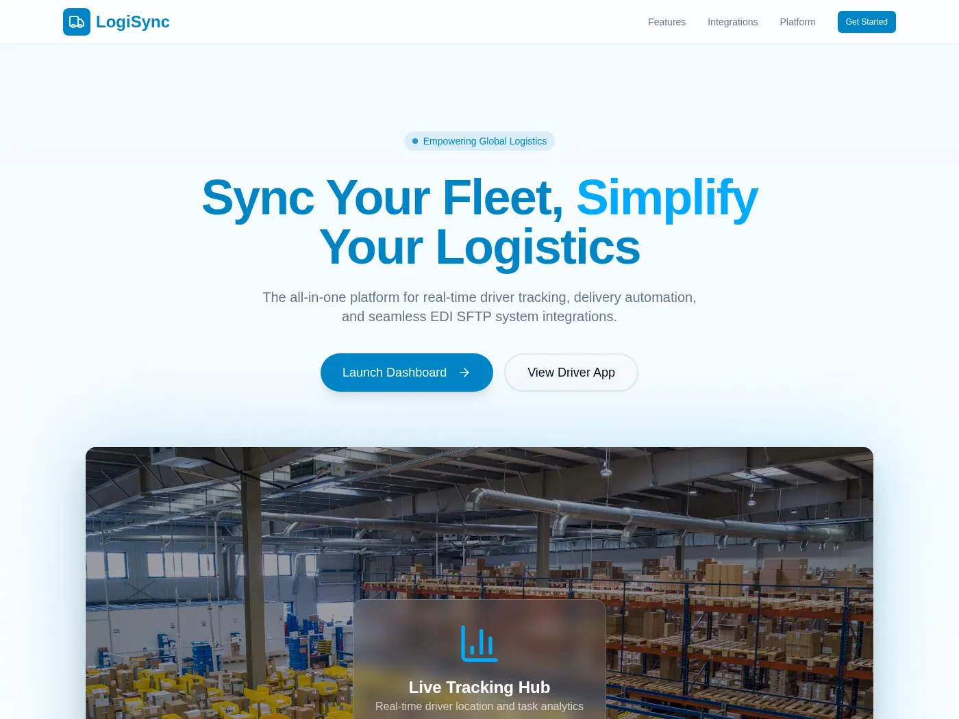 LogiSync Driver Platform