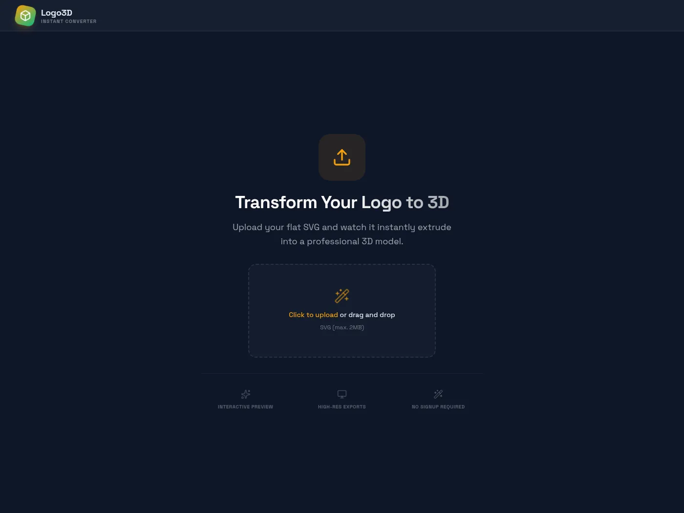 Logo3D Instant Converter