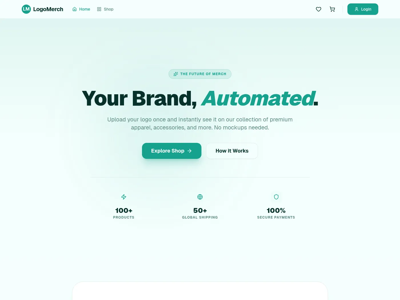 Logo Merch Ecommerce