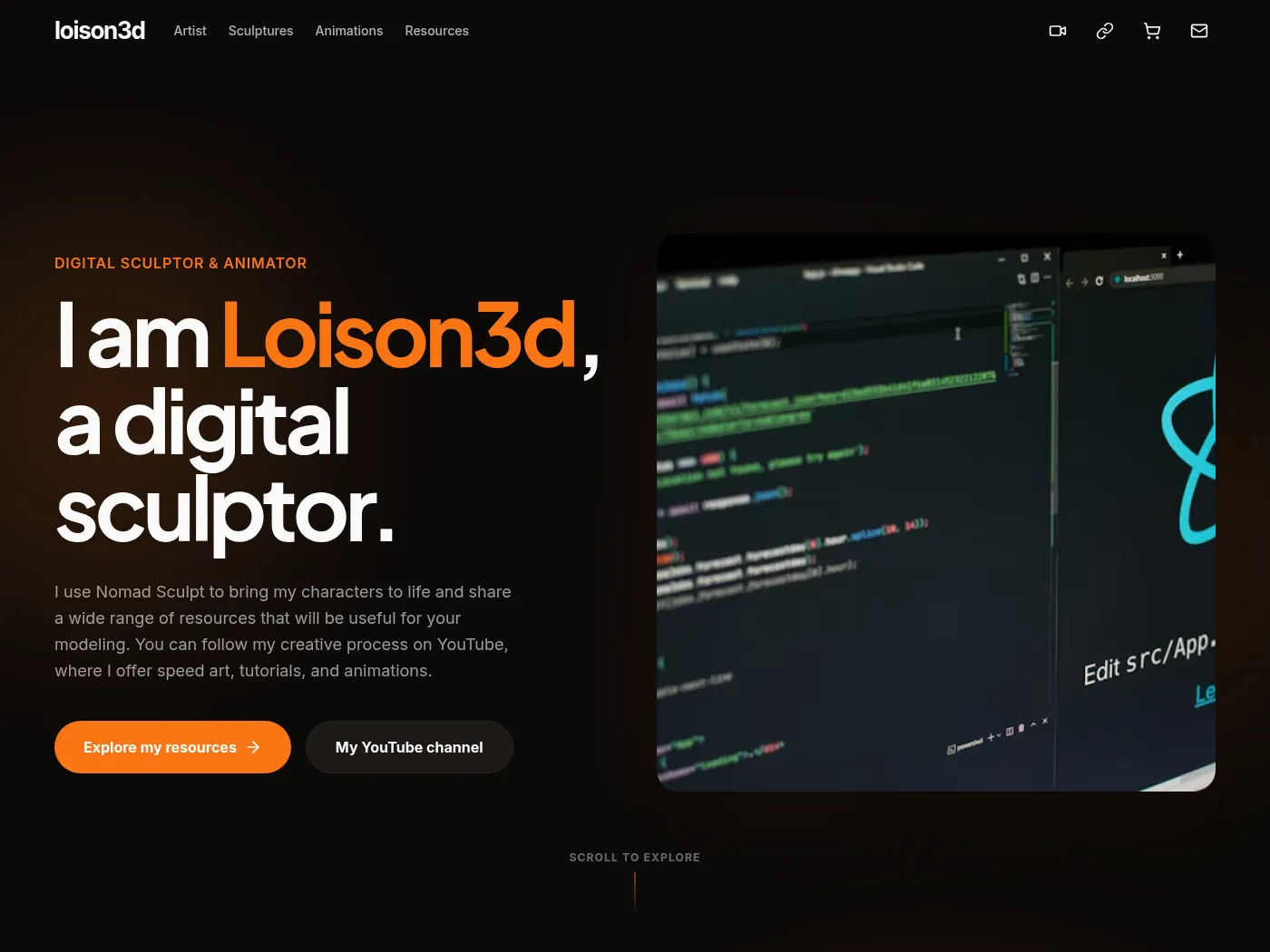 Loison 3D Portfolio Clone