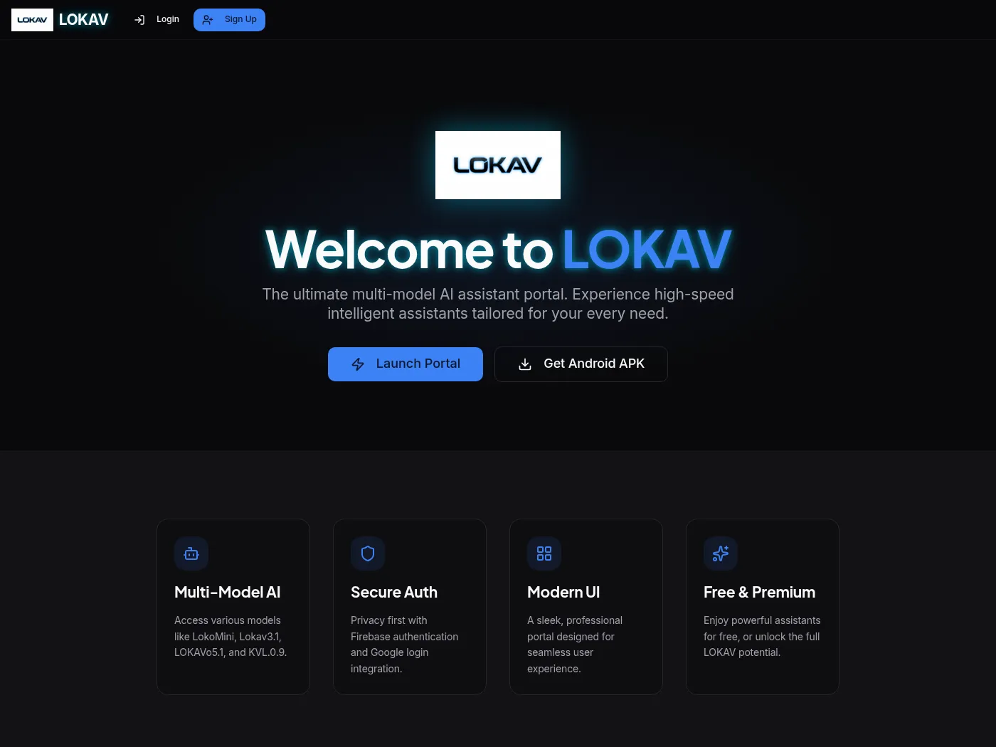LOKAV AI Assistant Portal