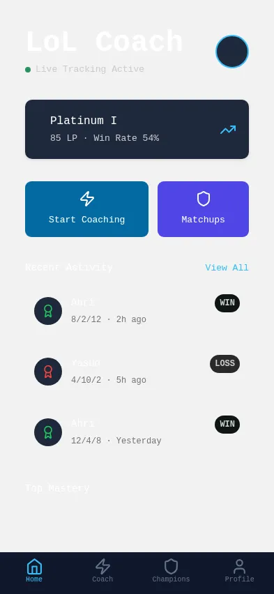 LoL Coach AI
