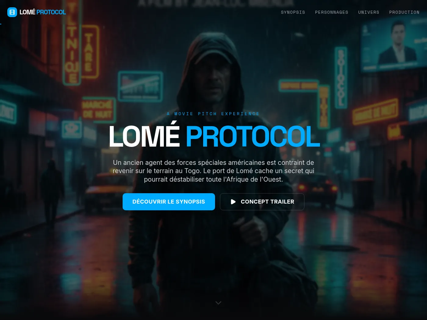 Lomé Protocol Movie Pitch