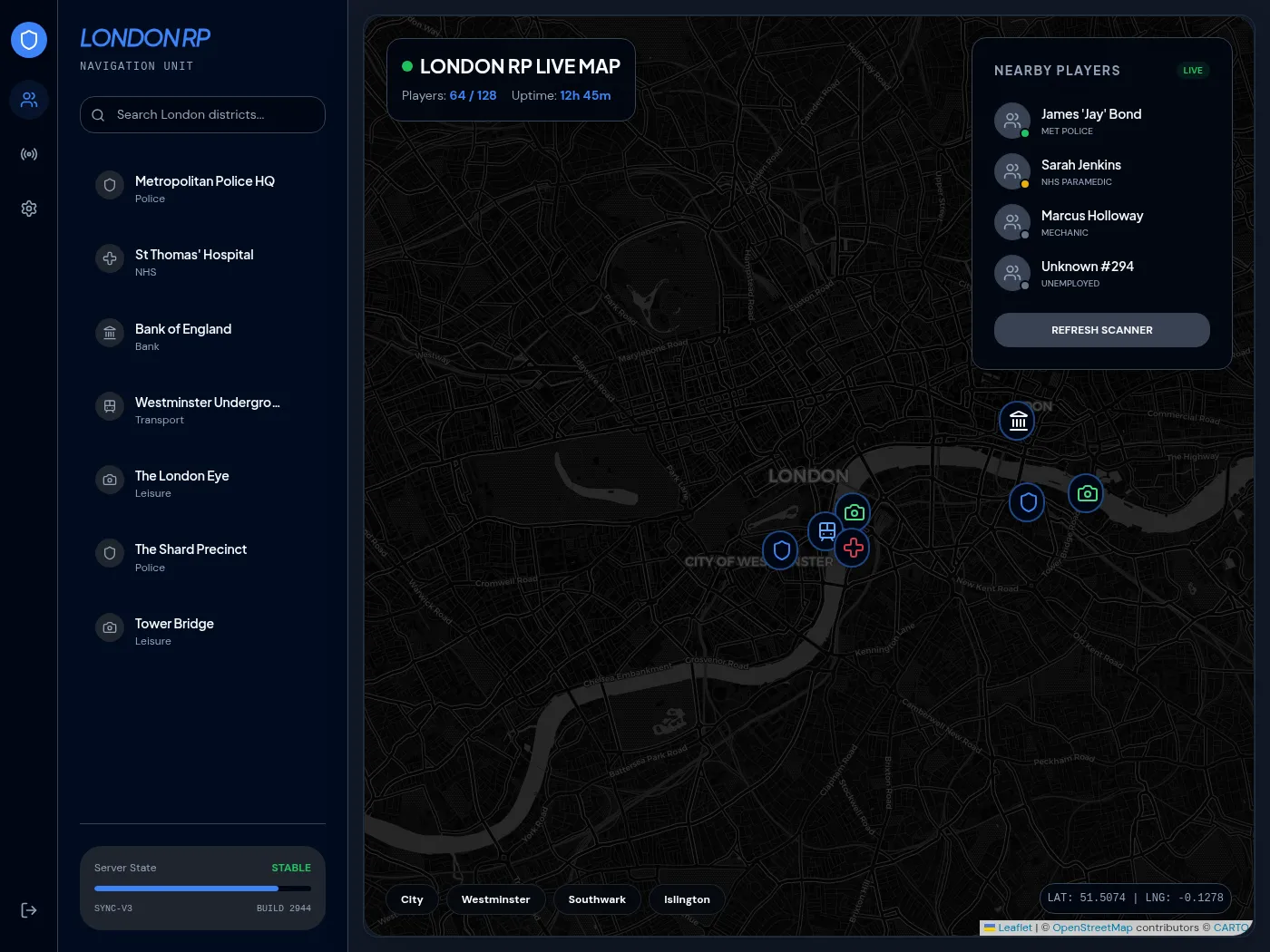 London FiveM Mini Map