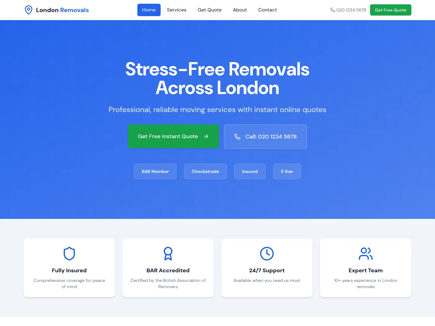 London Removals Site