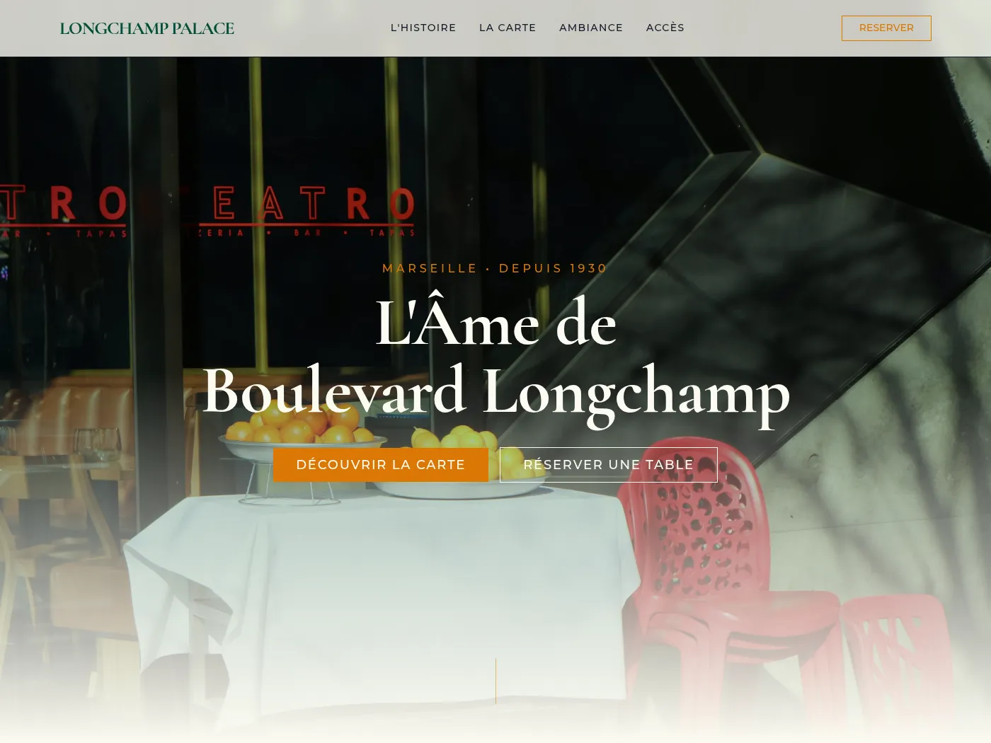 Longchamp Palace Website