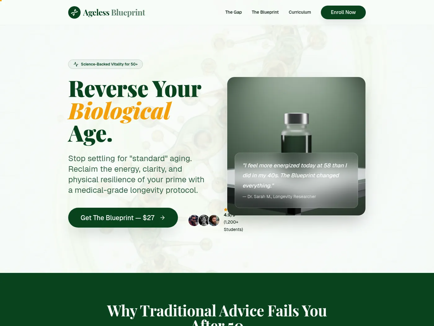 Longevity Funnel Site