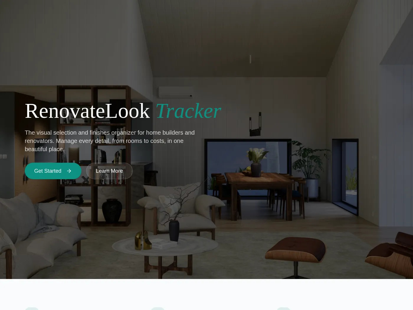 RenovateLook Tracker