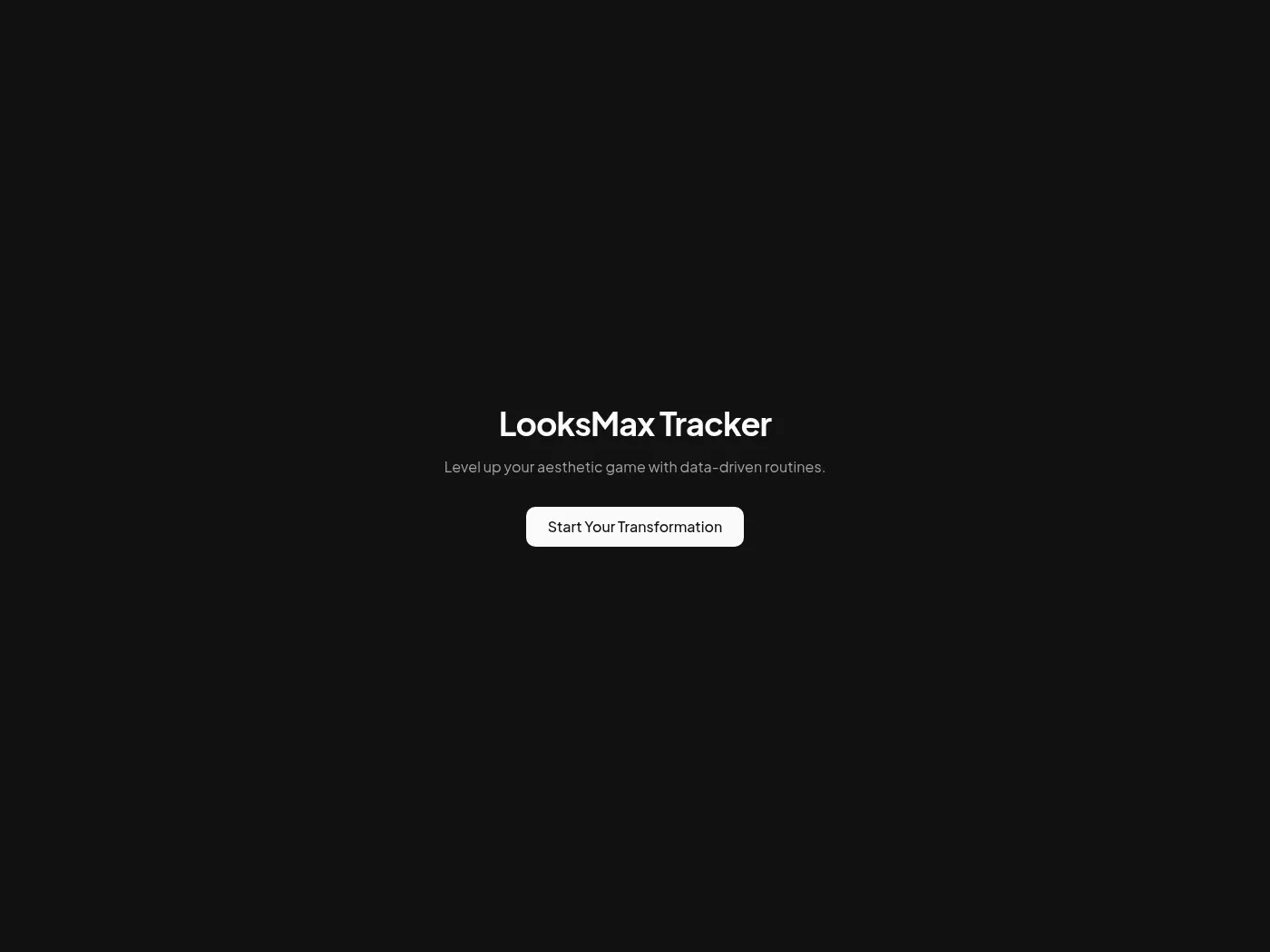 LooksMax Tracker