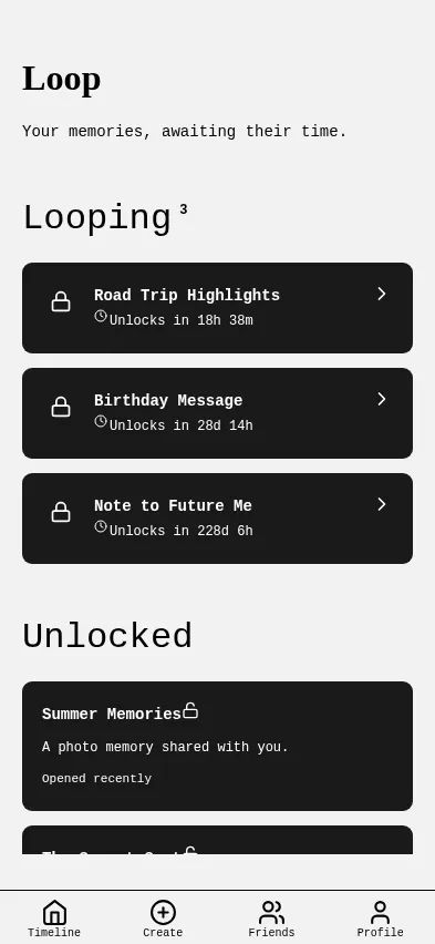 Loop Time Capsule